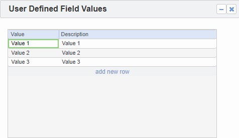 IMOS - User-Defined Fields